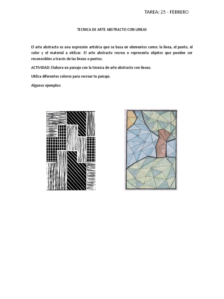 Ejercicio - Artes | PDF