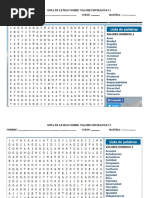 Sopa de Letras de Contaminacion Ambiental | PDF | Contaminación ...