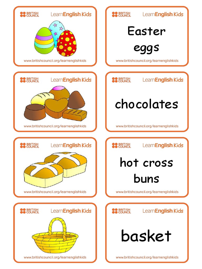 Flashcards Easter | PDF