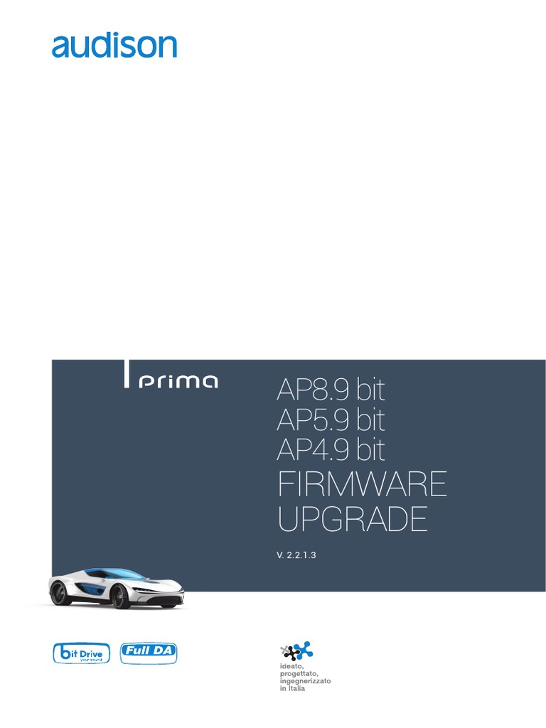 Audison Firmware Upgrade Guide v2.2.1.3 | PDF | Personal Computers ...