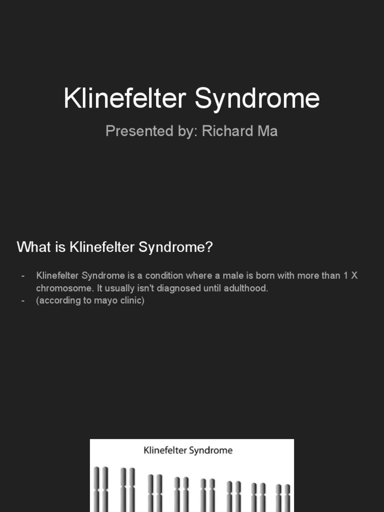 An In-Depth Exploration of Klinefelter Syndrome: Symptoms, Treatments ...