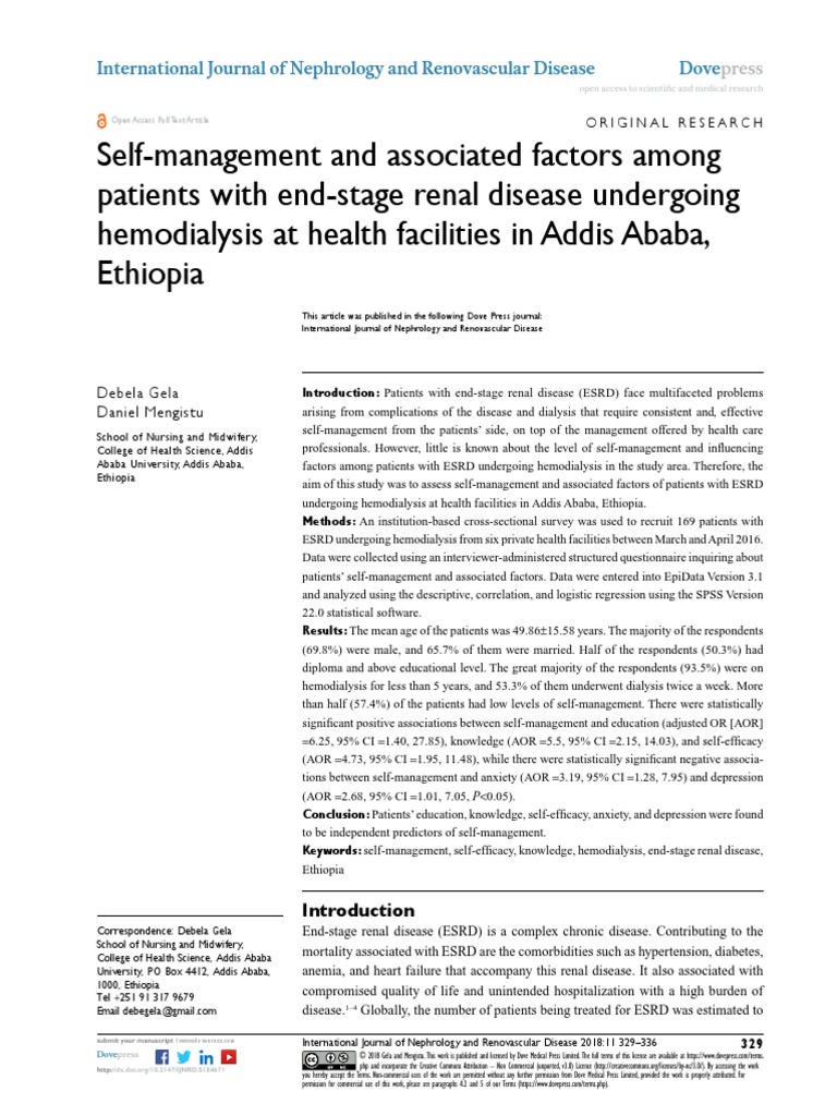 Ijnrd 11 329 | PDF | Chronic Kidney Disease | Hemodialysis