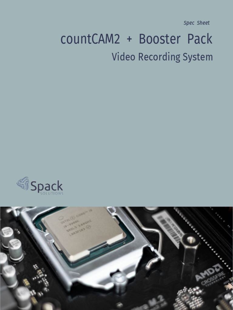 Countcam2 + Booster Pack: Video Recording System | PDF | Traffic | Camera