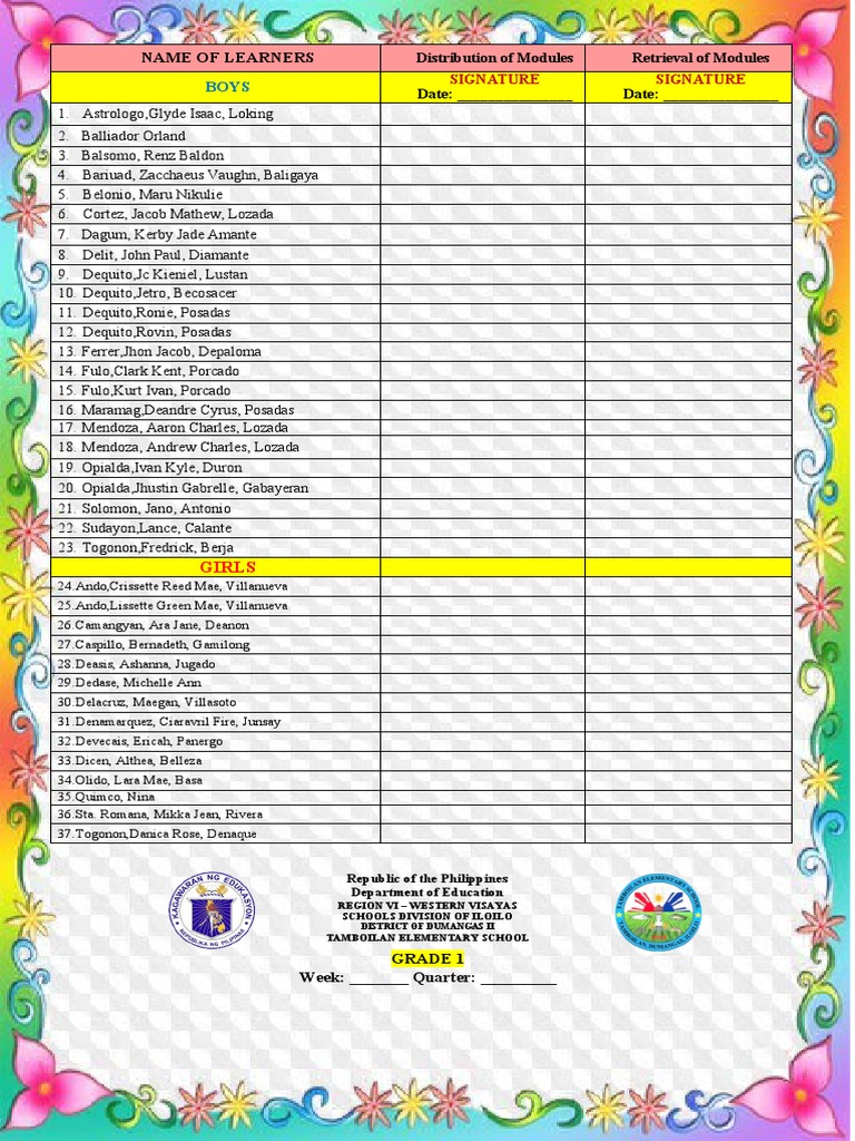 Attendance of Distribution and Retrieval of Modules | PDF