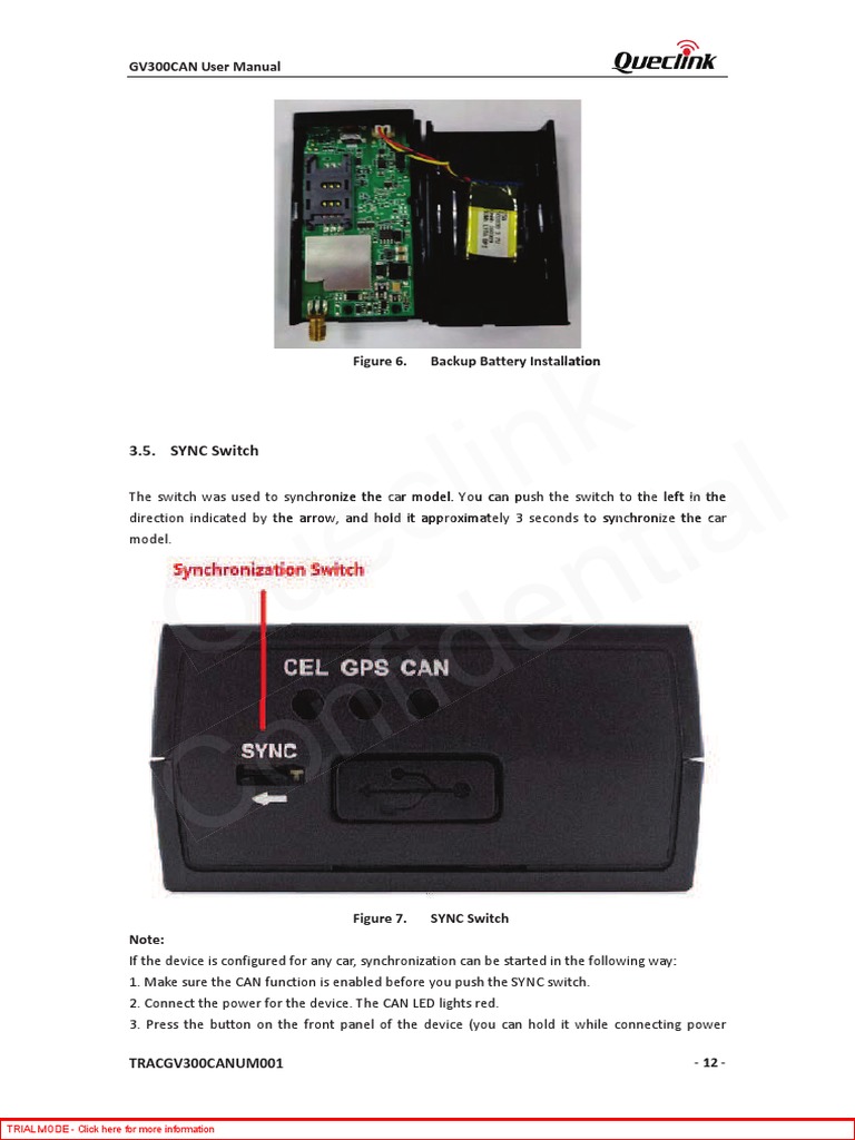 GV300CAN User Manual V1.04 | PDF | Global Positioning System | Switch