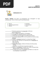 Simuno at Panaguri Worksheet | PDF