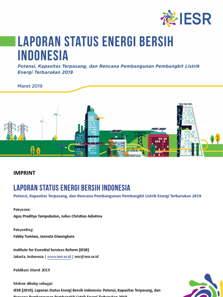 IESR - Infographic - Status Energi Terbarukan Indonesia | PDF | Teknologi & Rekayasa