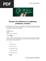 Unidad 3. Actividad 2. Resolución de Problemas PDF | PDF