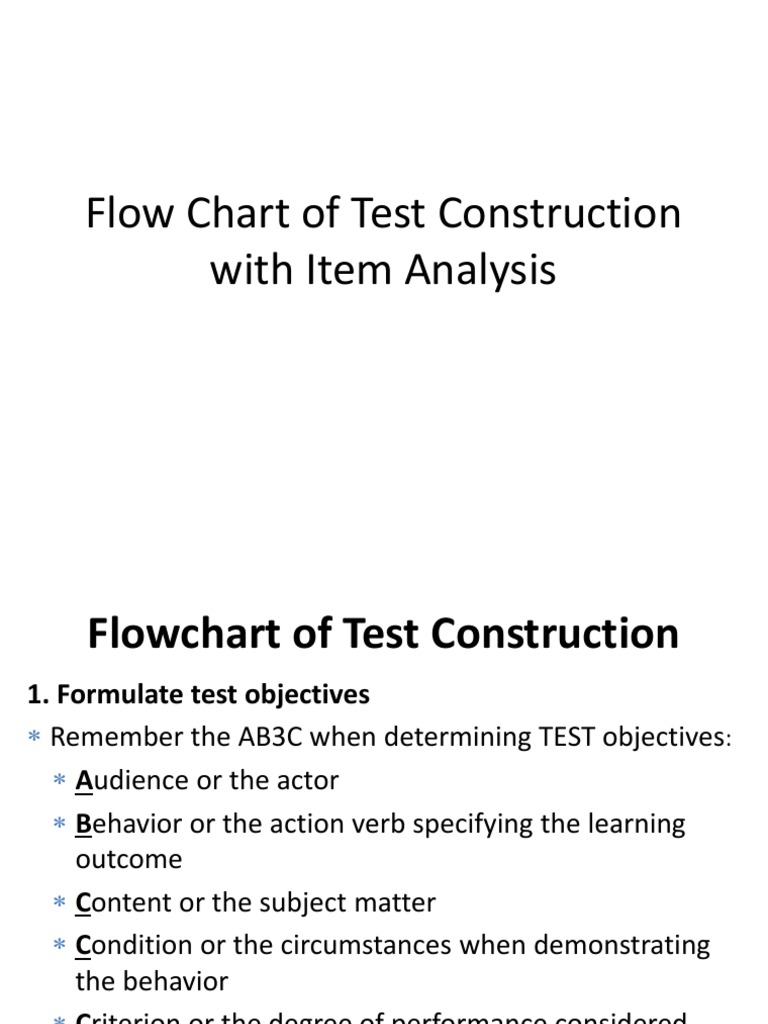 Test Construction 2 With Item Analysis | PDF | Test (Assessment ...