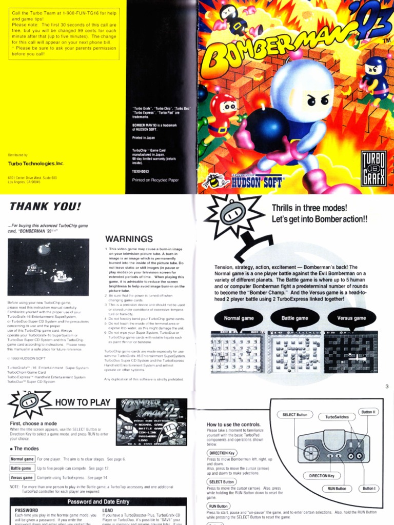 Bomberman 93 | PDF | History