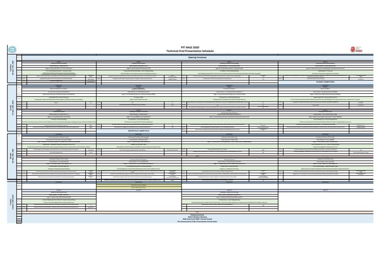 Schedule Oral PIT HAGI 2020 - 14102020-Rev#3 | PDF | Seismology ...