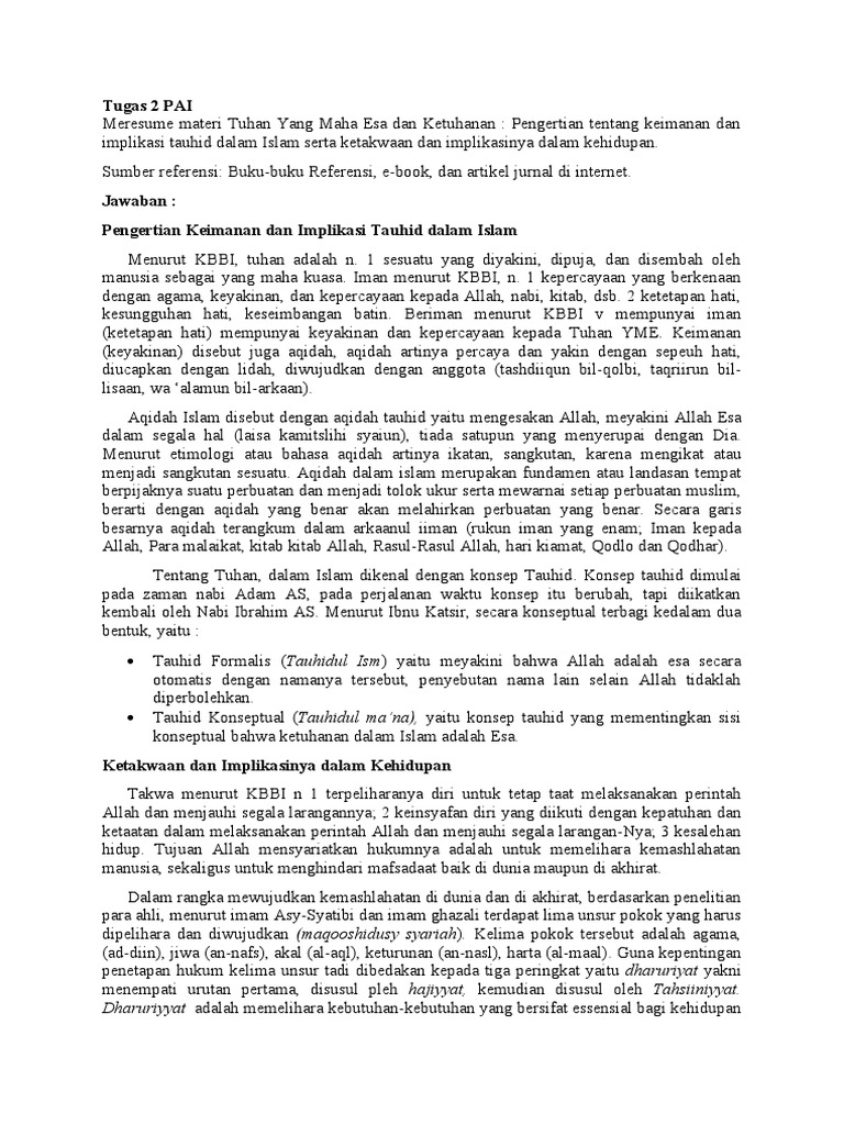 Tugas 2 PAI | PDF
