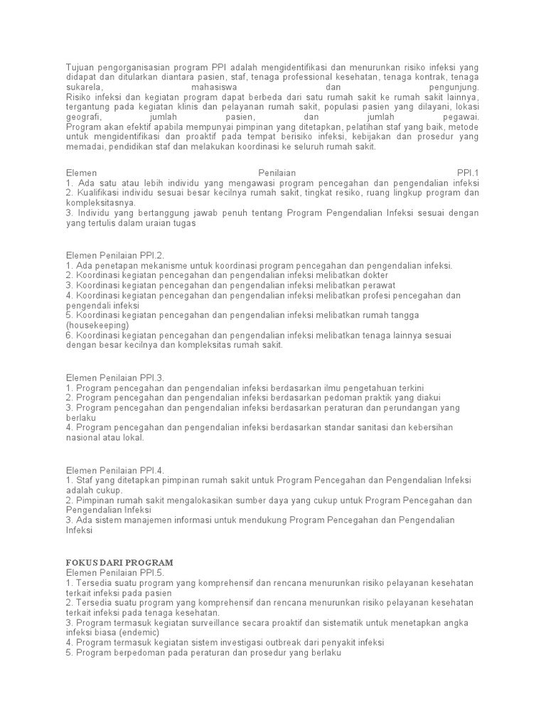 Tujuan Pengorganisasian Program PPI Adalah Mengidentifikasi Dan ...