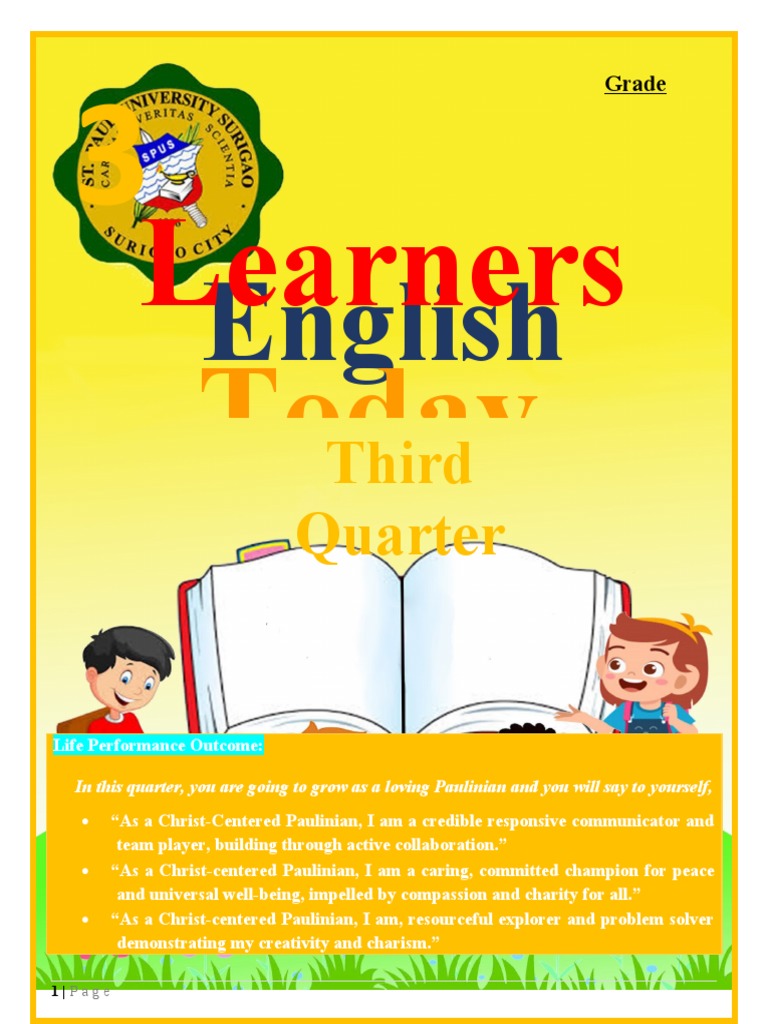 WEEK 1 3RD QUARTER ENGLISH 3 Checked | PDF | Grammatical Number | Pronoun WEEK 1 3RD QUARTER ENGLISH 3 Checked | PDF | Grammatical Number | Pronoun