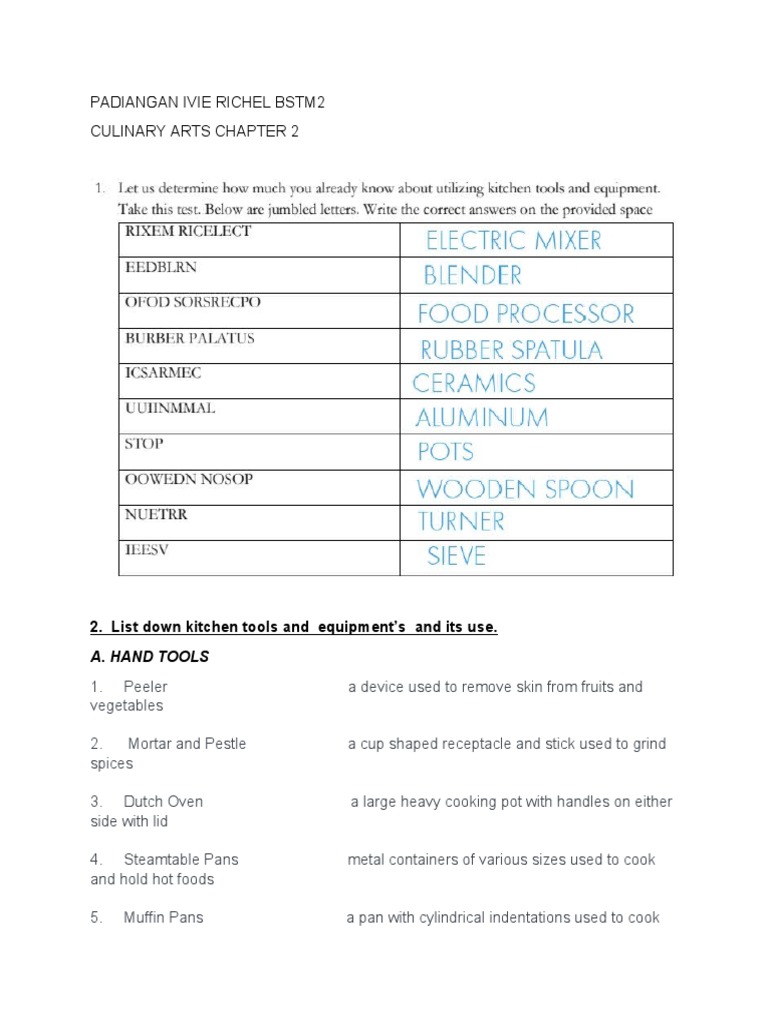 Kitchen Tools, Equipment, and Cookware: An Essential Reference for ...