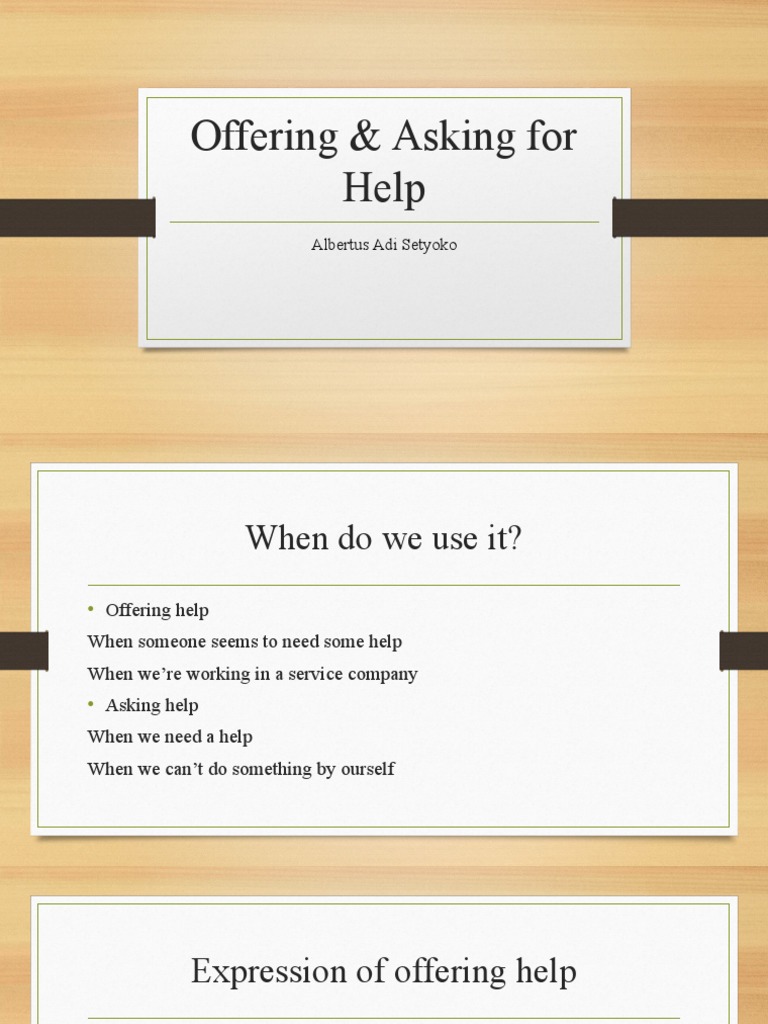 Effective Expressions for Offering Help | PDF