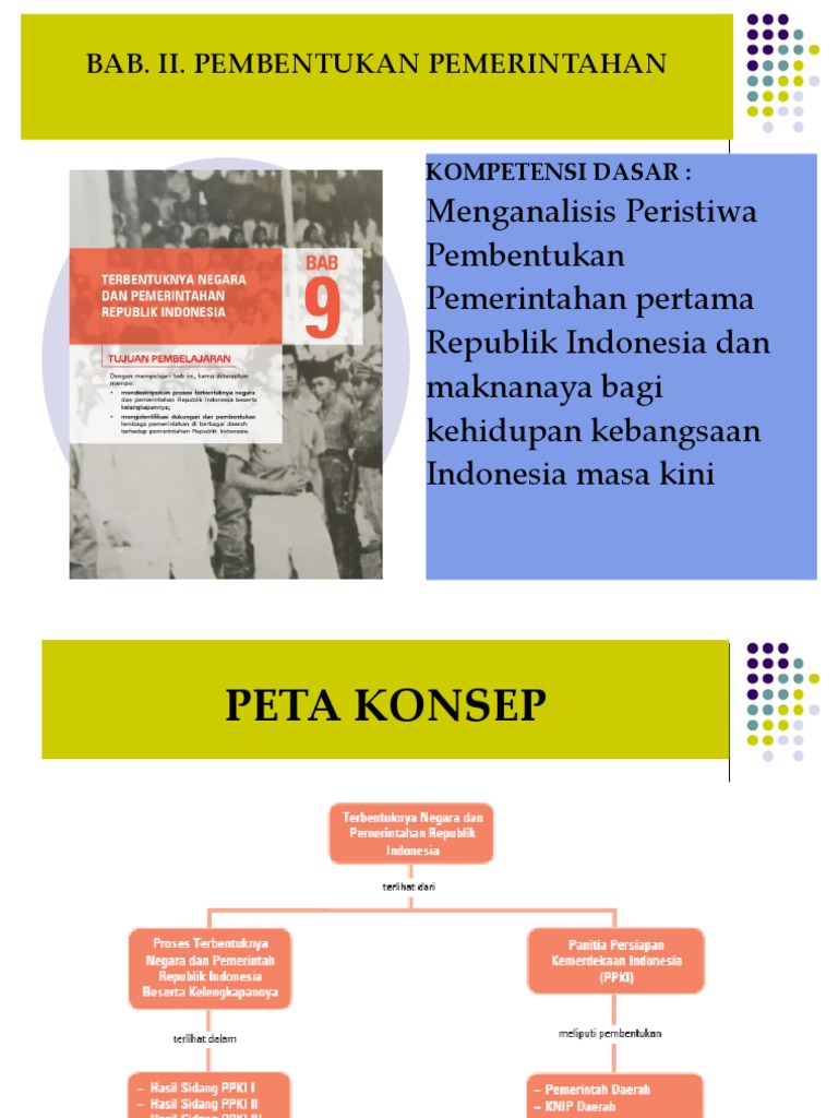 Pembentukan Pemerintahan Pertama RI | PDF