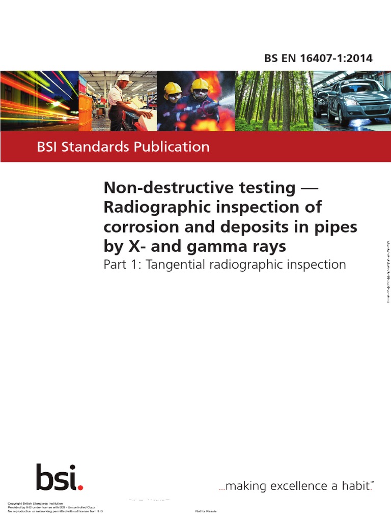 BS en 16407-Tangential | PDF | Radiography | Signal To Noise Ratio