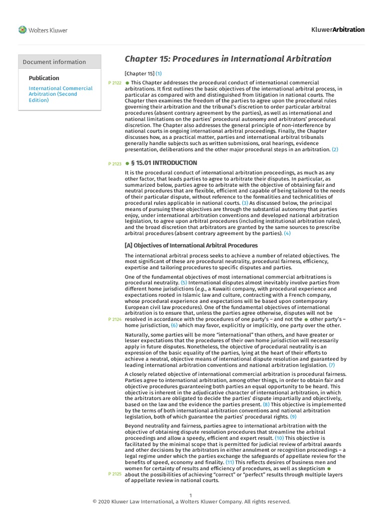 Gary Born | PDF | Arbitration | Discovery (Law)