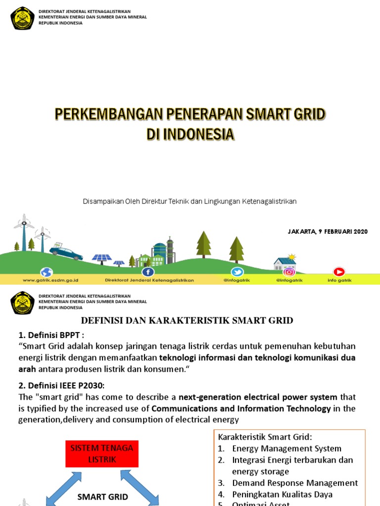 Perkembangan Smart Grid Di Indonesia | PDF