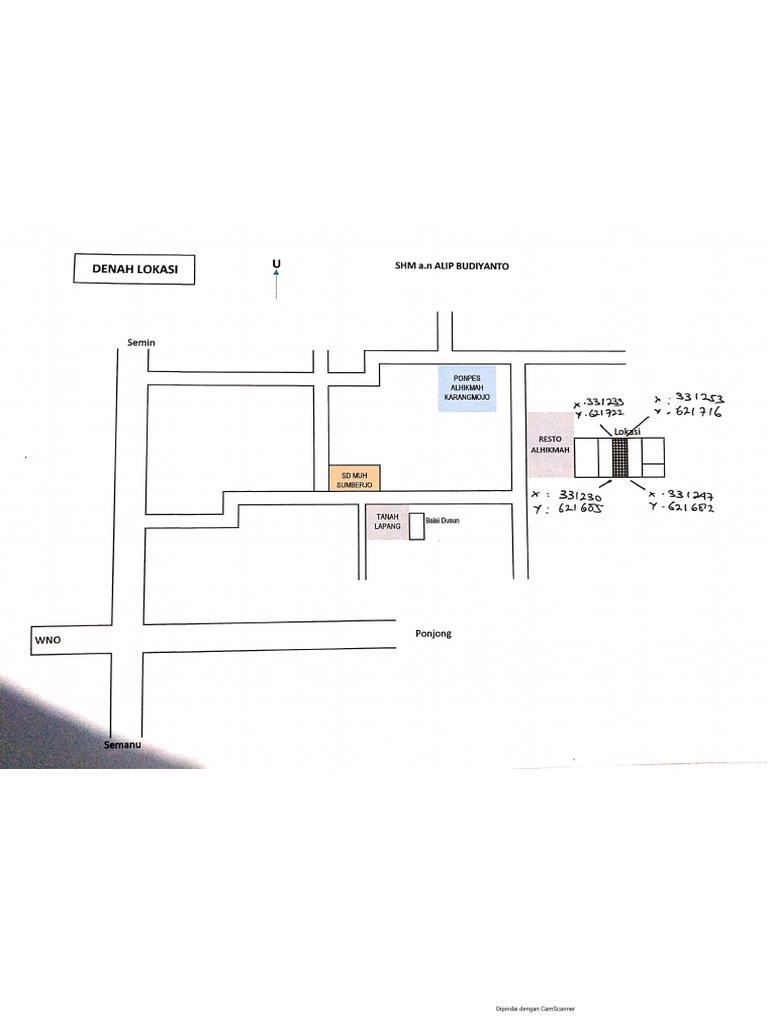 Contoh Titik Koordinat | PDF