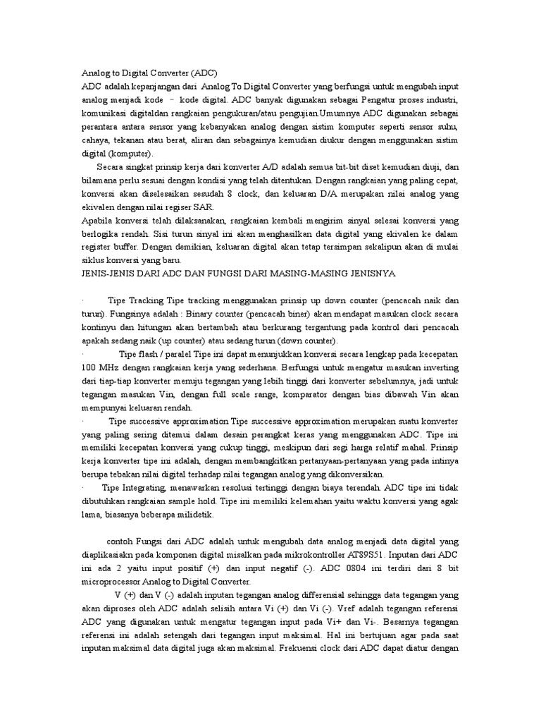 ADC | PDF
