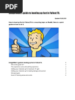 Character Build Planner Calculator Fallout 76 Nukes Dragons | PDF ...