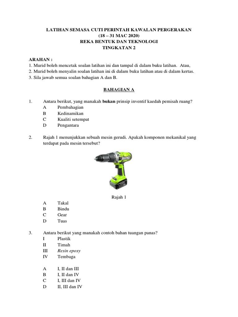 Latihan RBT Tingkatan 2 PDF | PDF