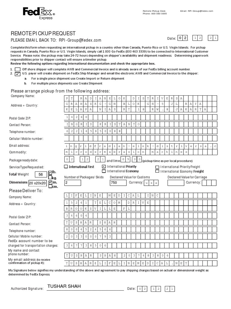 3 Country Rpi Form (002) 03232018 | PDF | United States Postal Service ...
