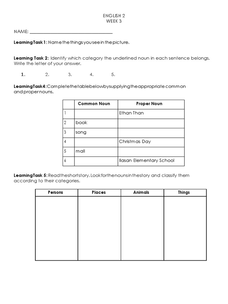 English Answer Sheet | PDF