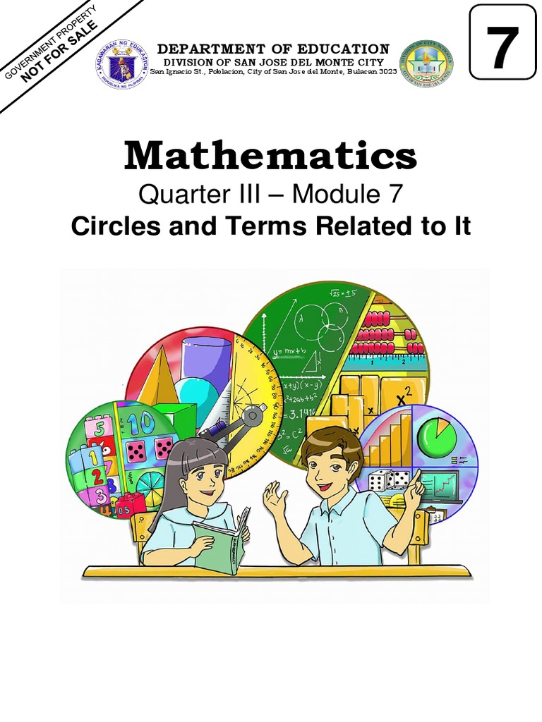 Math 7 Q3 Module 7 | PDF | Circle | Tangent