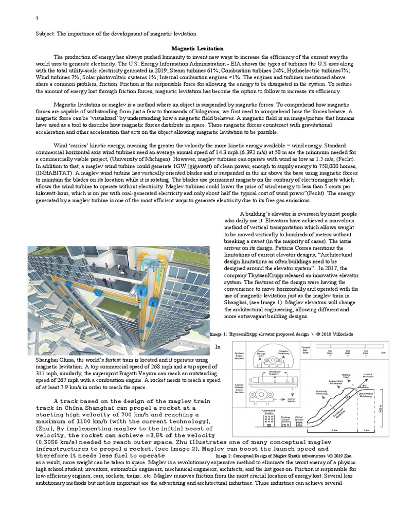 Stage 3 - Maglev | PDF | Train | Rocket