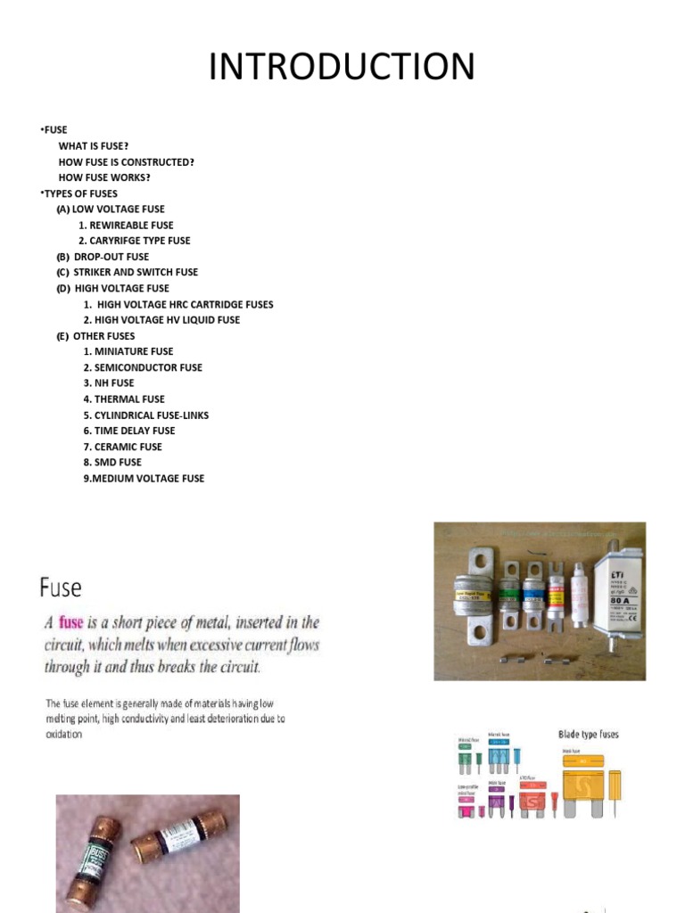 Everything You Need to Know About Fuses | PDF | Fuse (Electrical ...