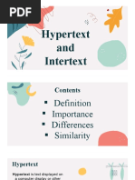 Reading and Writing Skills: Quarter 4 - Module 4: Hypertext and ...