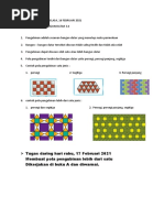 Soal Pola dan Tangram Kelas 1 SD | PDF | Metode & Bahan Ajar