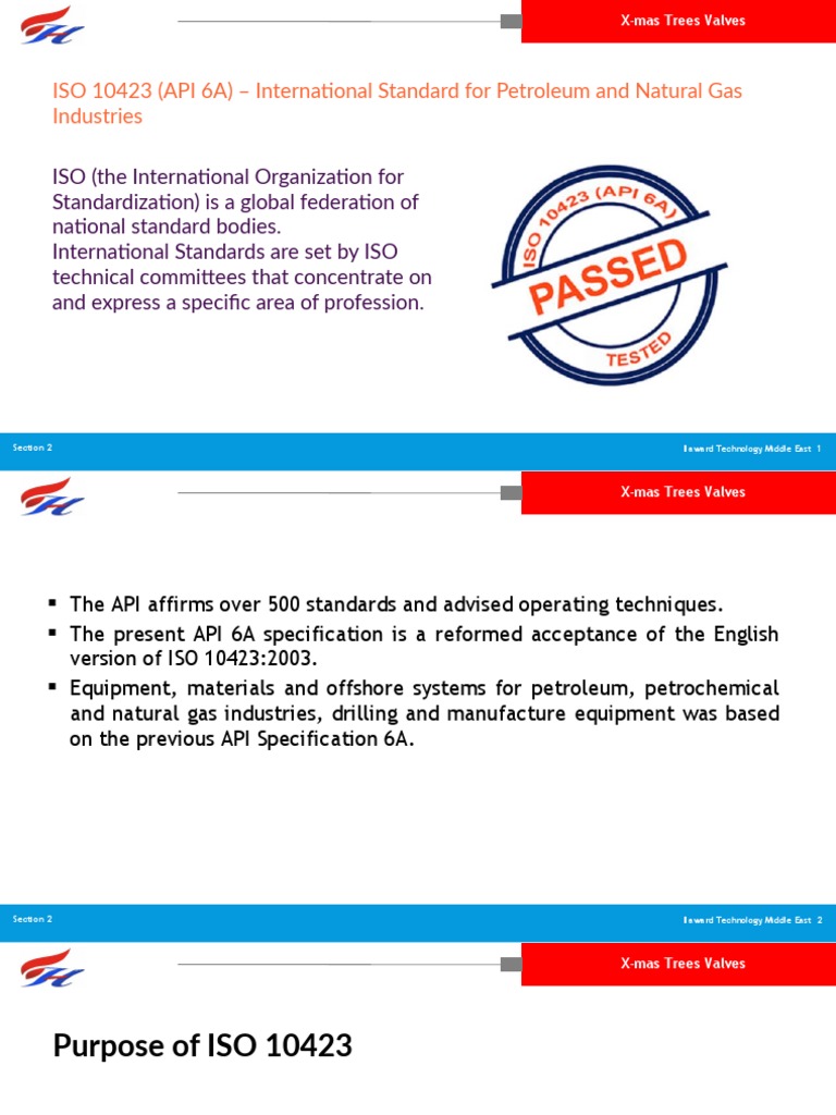 ISO 10423 (API 6A) - International Standard For Petroleum and Natural ...