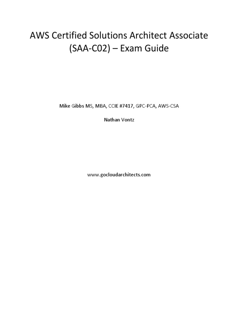 Aws Solution Architect Preparation Guide | PDF | Cloud Computing ...