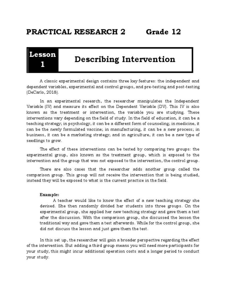 Practical Research 2 Q2 Module 4 5 | PDF | Survey Methodology | Confounding