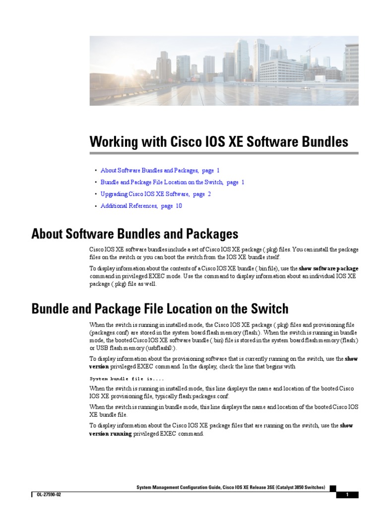 Cisco Bundle Install Mode | PDF | Booting | Ios
