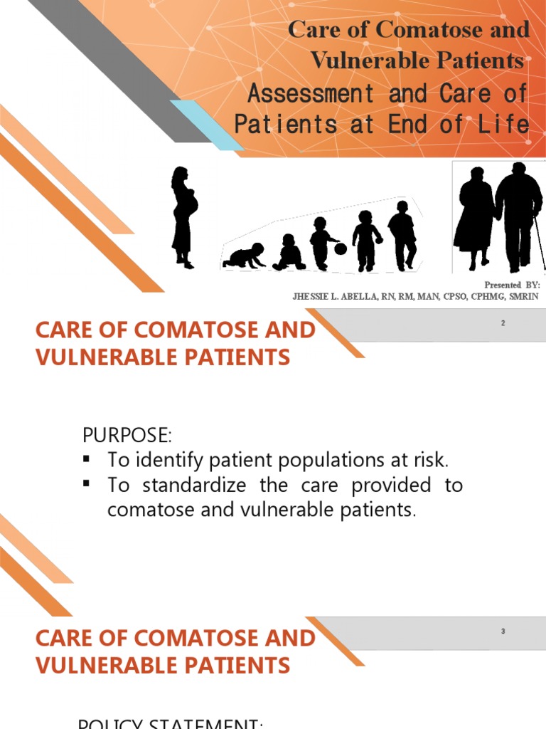 Care Guidelines for Comatose & Vulnerable Patients | PDF | Coma ...