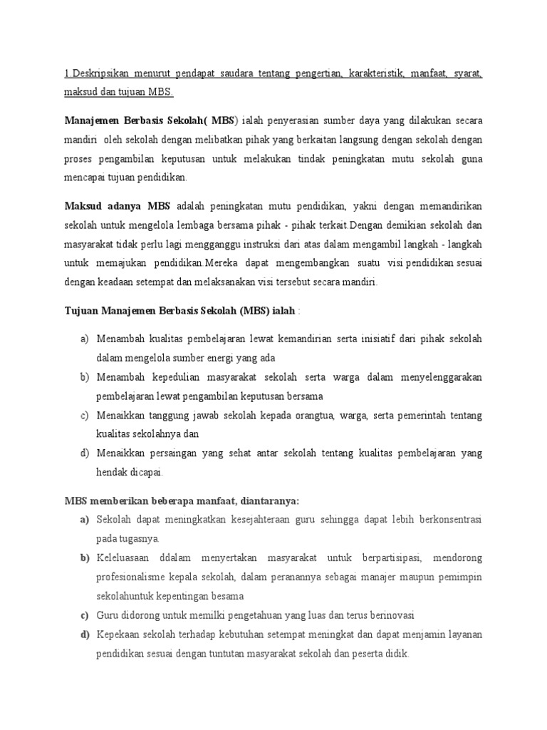 Uas MBS | PDF