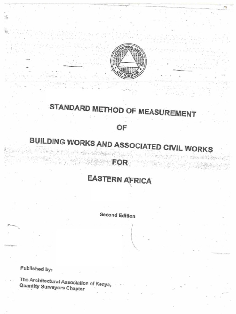 SMM For Building Works | PDF