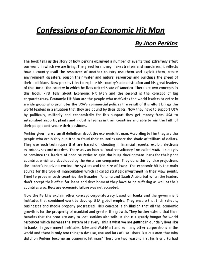 Confessions of An Economic Hit Man | PDF | Saudi Arabia | Saddam Hussein