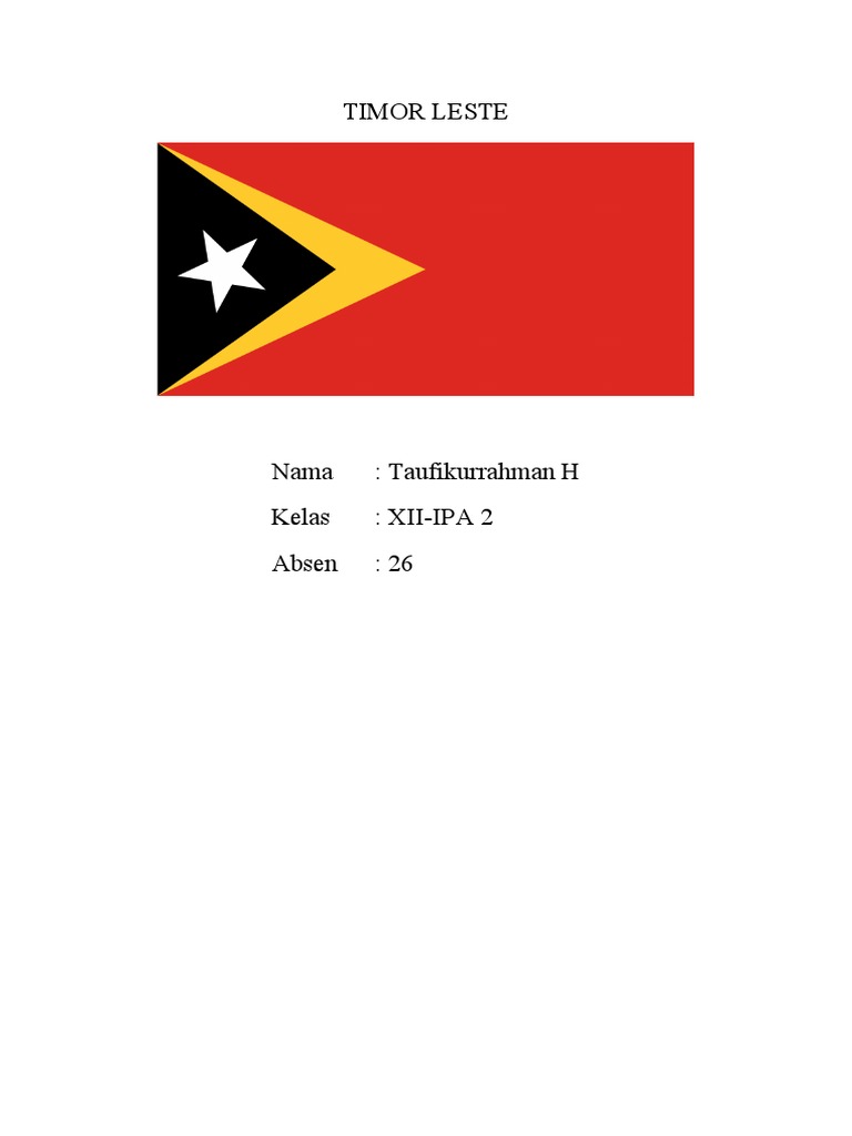 Timor Leste | PDF | Politik