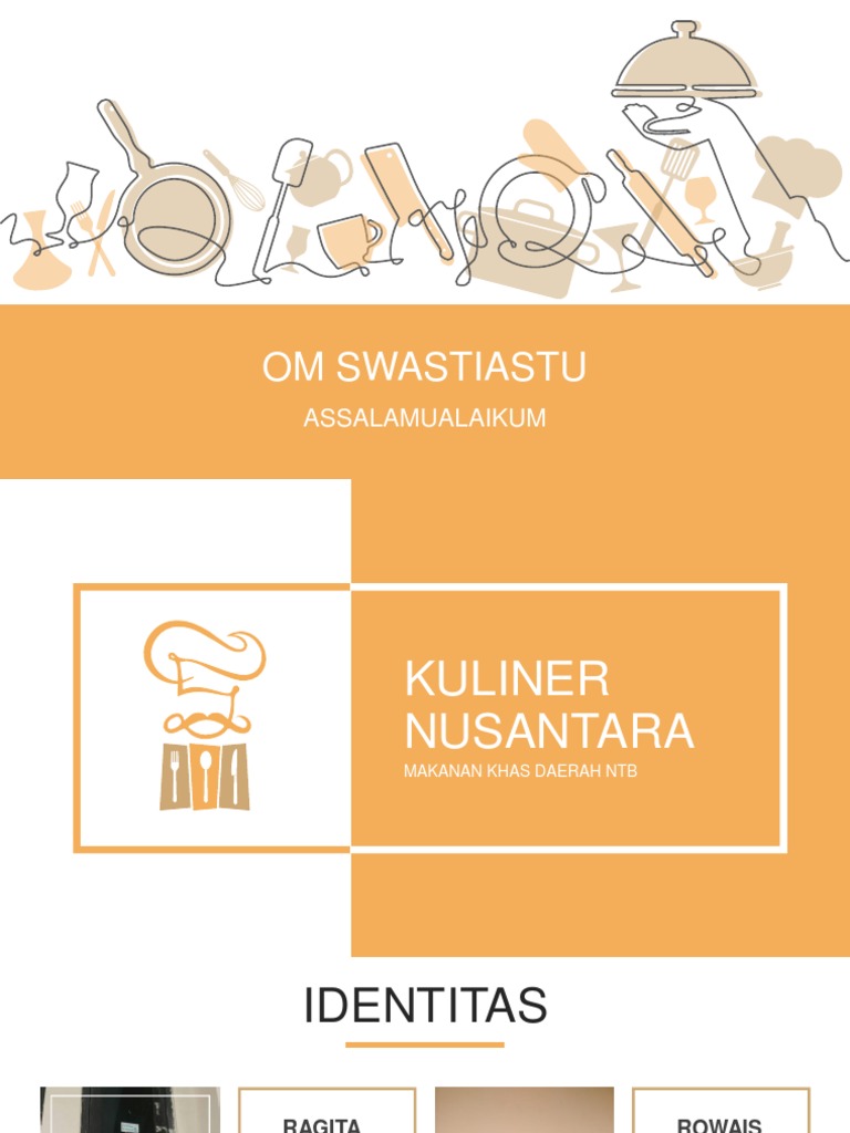 Kuliner Khas NTB: Makanan dan Tradisi | PDF