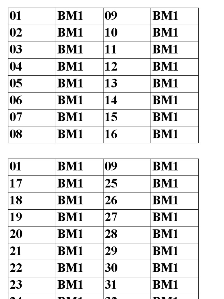 Label Buku BM 1 | PDF | Olahraga & Rekreasi
