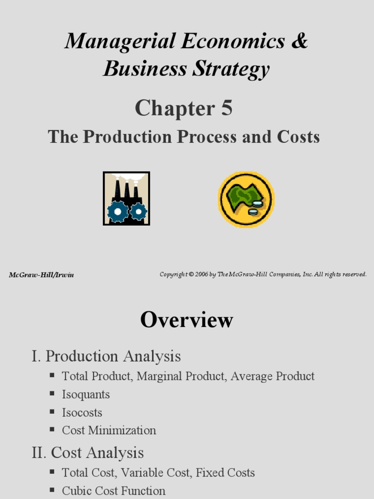 Managerial Economics & Business Strategy: The Production Process and ...
