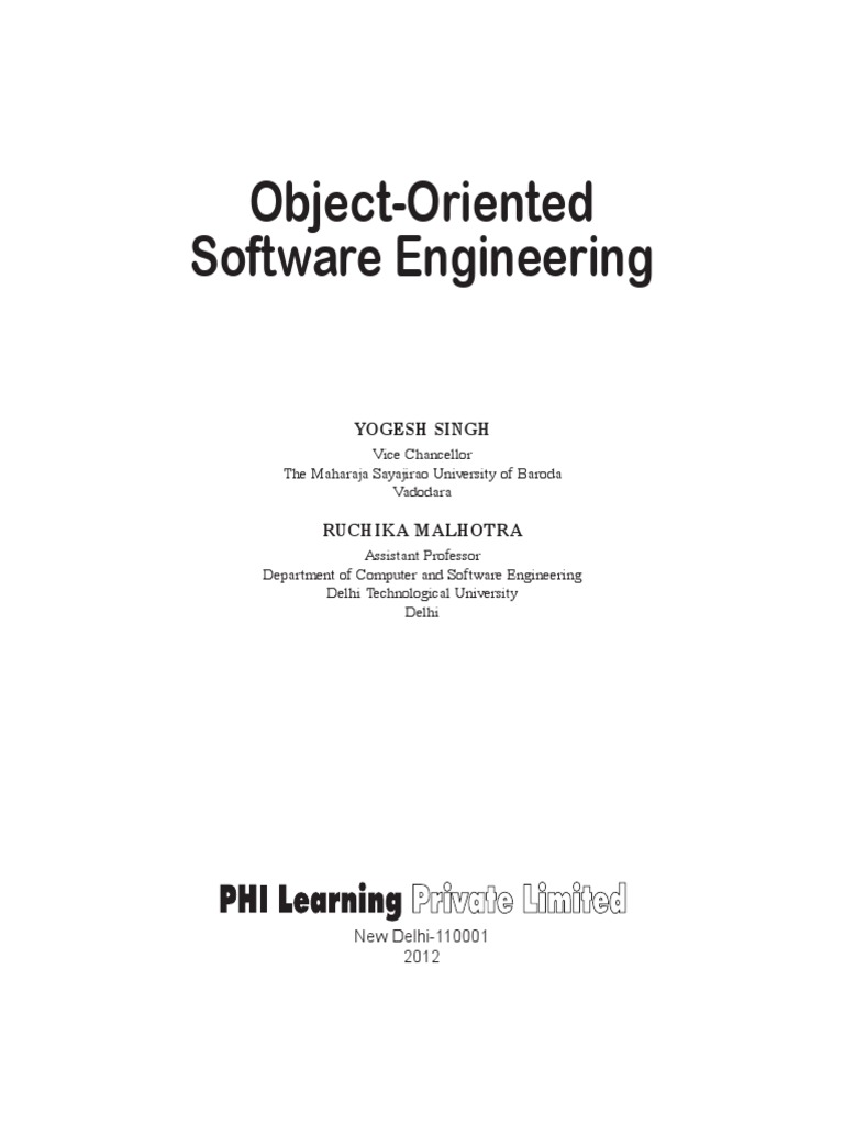 Software Engineering Object Oriented Pdf Class Computer Programming Inheritance Object