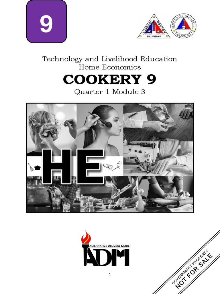 G9 Cookery Q1 Module 3 - V3b Herrera | PDF | Personal Protective ...