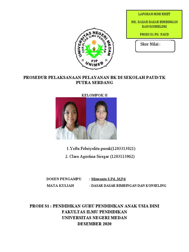 Mini Riset BK Yefta & Clara | PDF